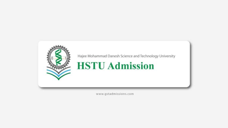 HSTU Admission Circular 2025 - Hajee Mohammad Danesh University - GST ...