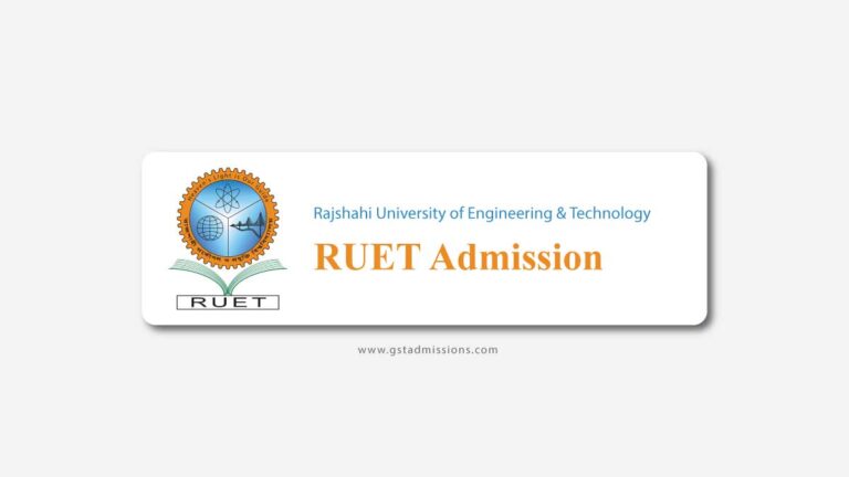 RUET Admission Circular 2025-2026: Apply - admission.ruet.ac.bd - GST ...